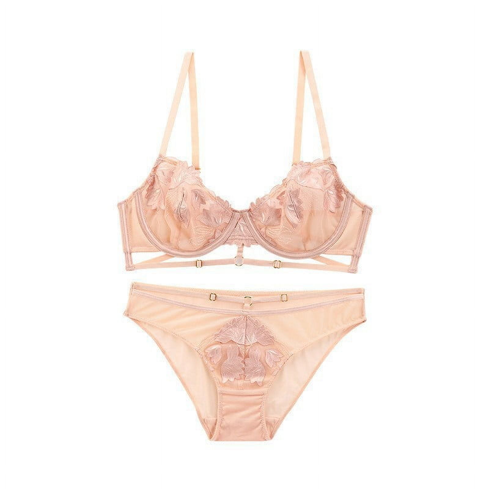 Generic Sexy Lace Embroidery Backless Bra Big Chest Small Push up Ultra ...