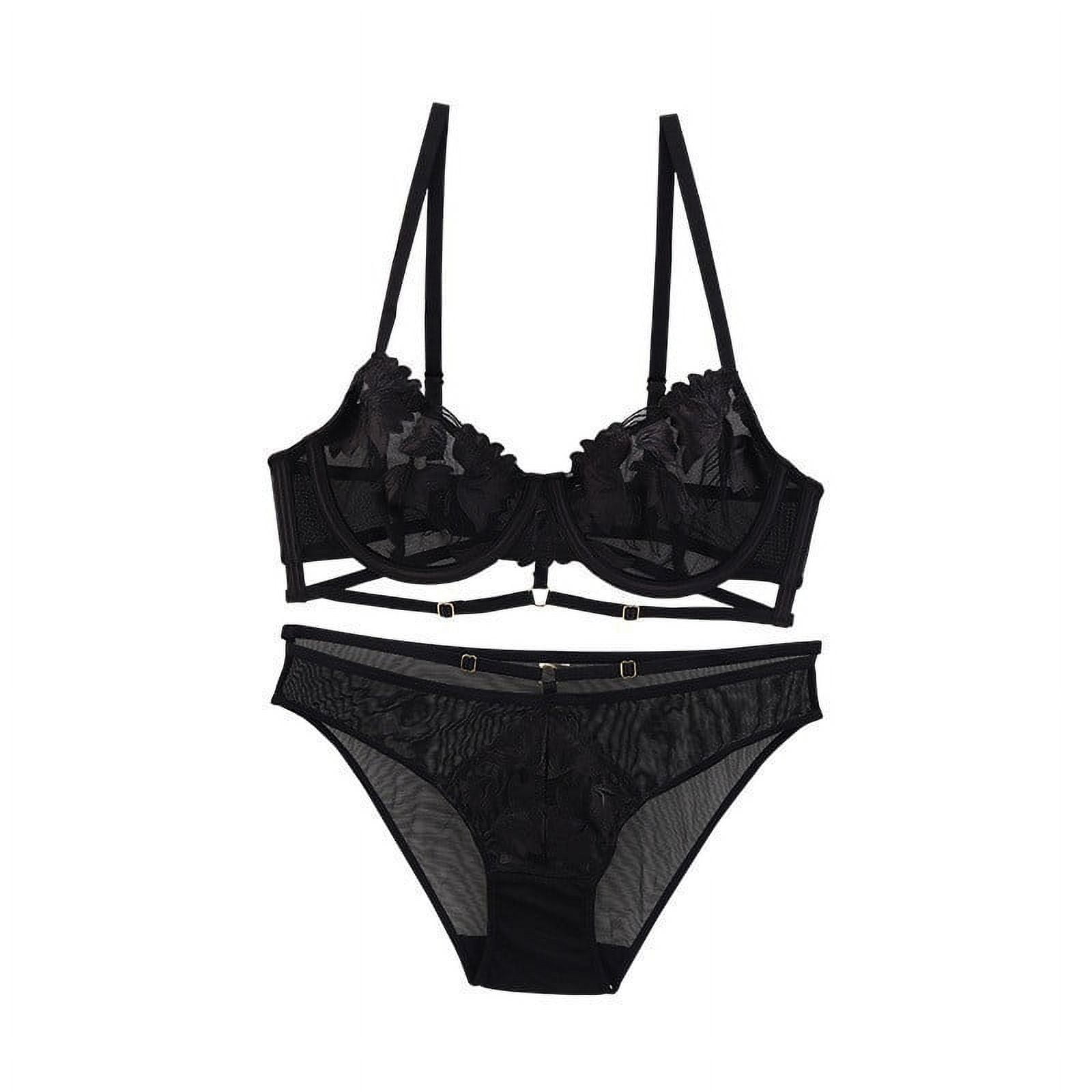 Generic Sexy Lace Embroidery Backless Bra Big Chest Small Push up Ultra ...