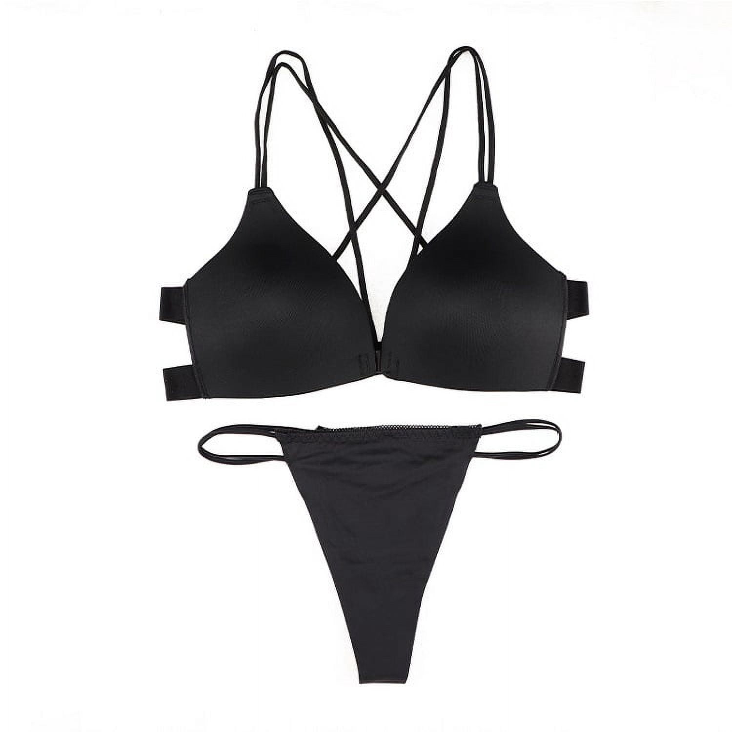 Generic Sexy Lingerie Set Wireless Yoga Milk Gathering Anti-Lower Plate ...