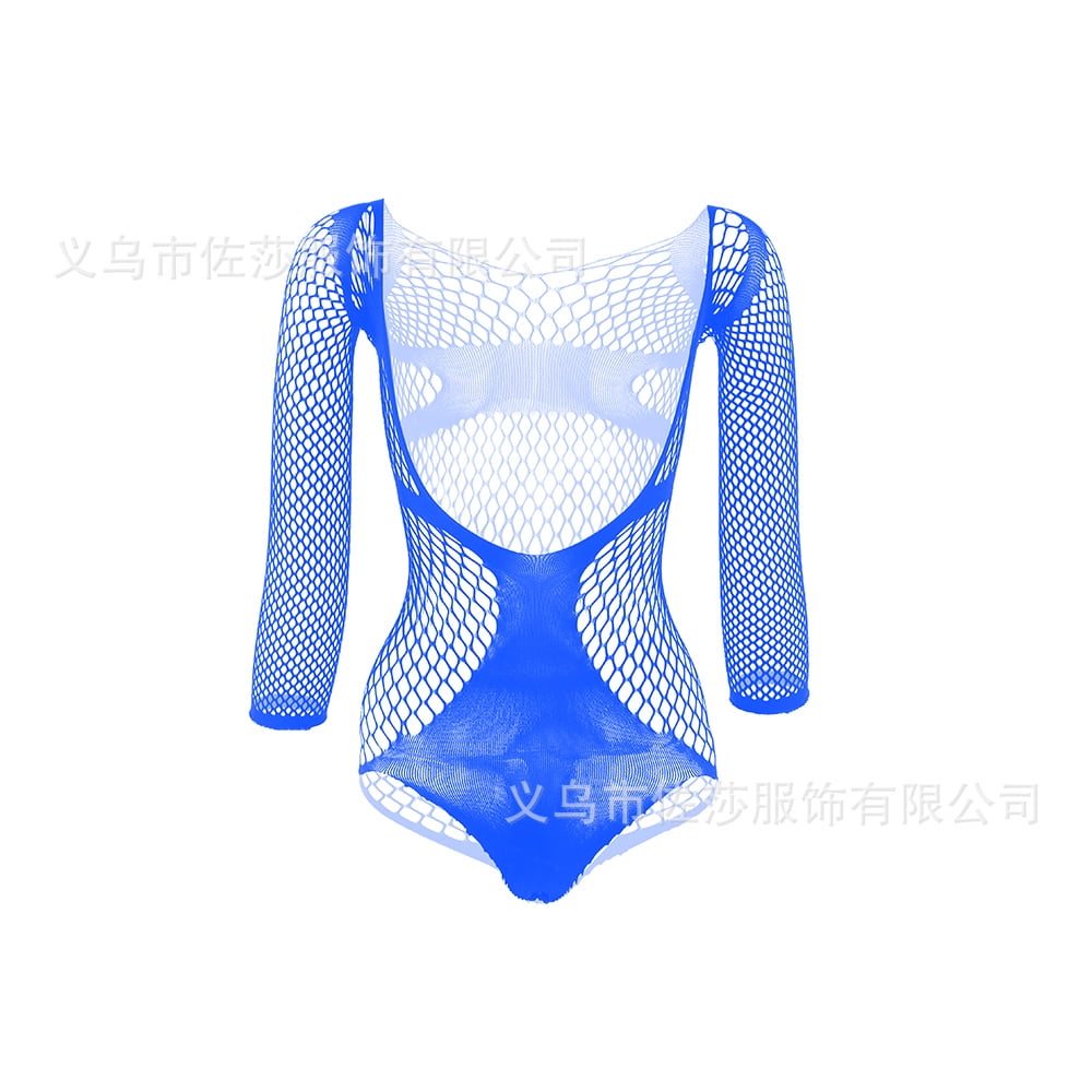 Generic Sexy Lingerie Sexy Fishnet Clothes One-Piece Stockings Hollow ...