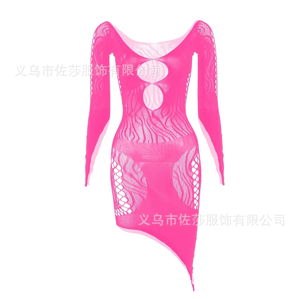 Generic Sexy Lingerie Sexy Net Jacquard See-through Fishnet Clothes ...