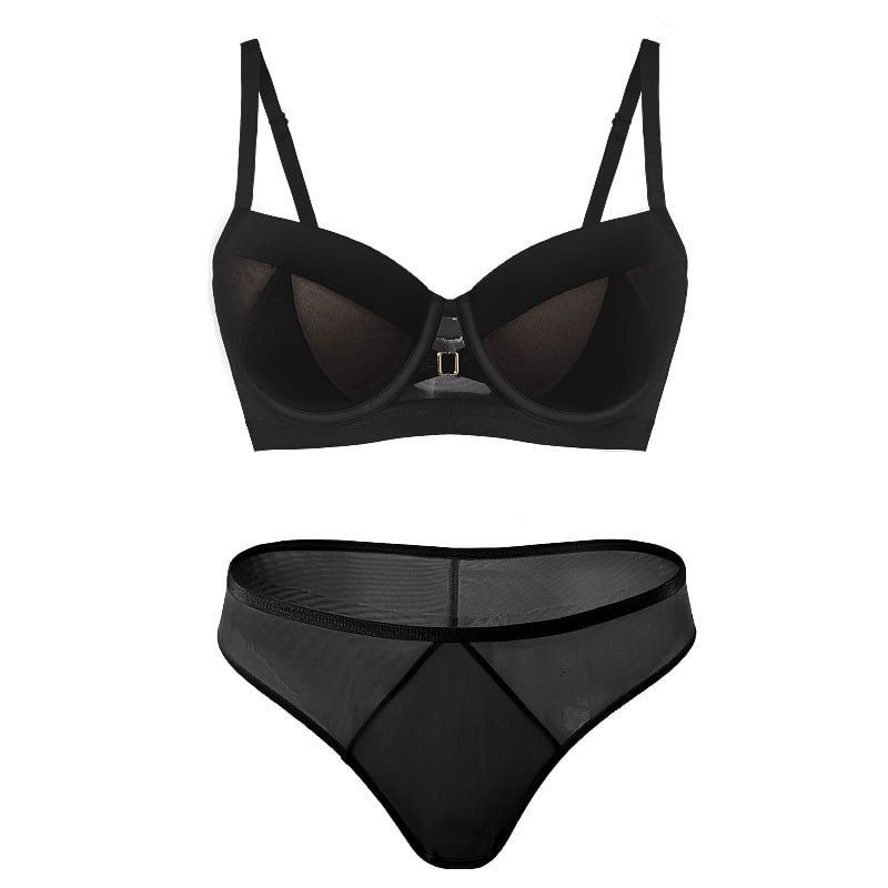 Generic Sexy New Underwear Women's Half Cup Glossy Surface without a ...