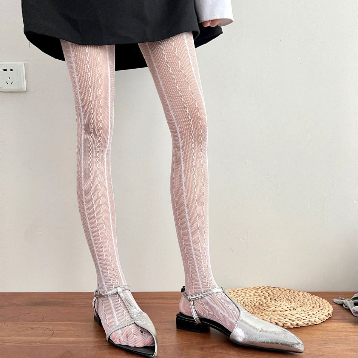 Generic Sexy Stockings New Vertical Stripes Personality Ins Bloggers ...