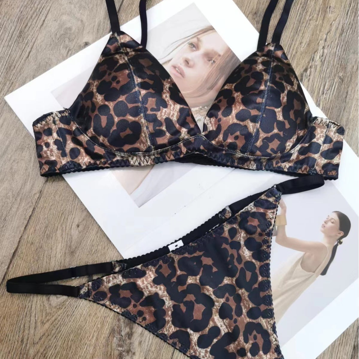 Generic Sexy Thong Underwear Thin Section Traceless Satin Wireless ...