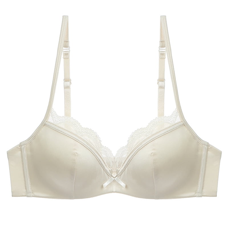 Generic Sexy Underwear French Thin Glossy Lace Bra Big Chest Small ...