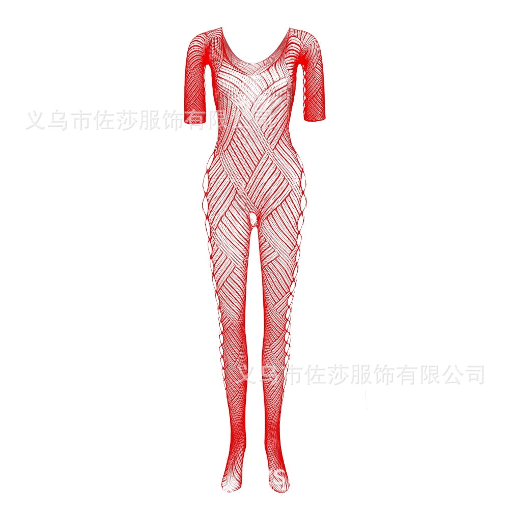 Generic Sexy Underwear Sling One Piece Sexy Jacquard Open-End Long ...