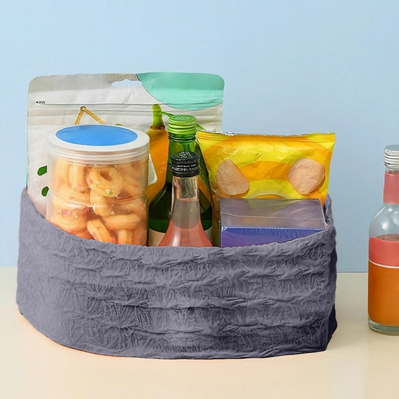 Generic Shopping Basket Magic Expansion Fold Pleated Flexible Stretch ...