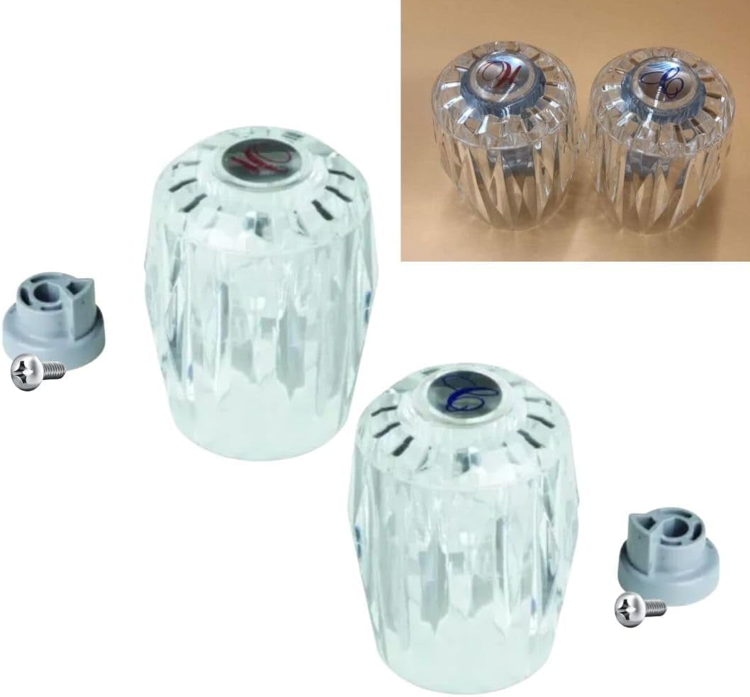 Generic Shower Handles with Adapter fits Valley, Eljer Tub, Shower ...