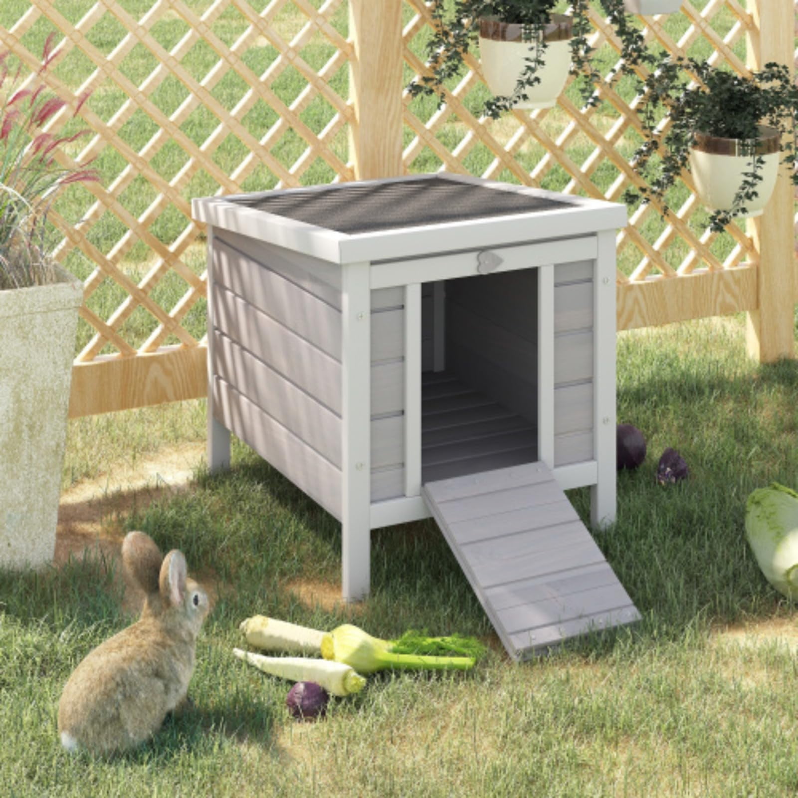 Generic Small Wooden Rabbit Cage, Small Pet Kennel, Raised Quail Cage ...