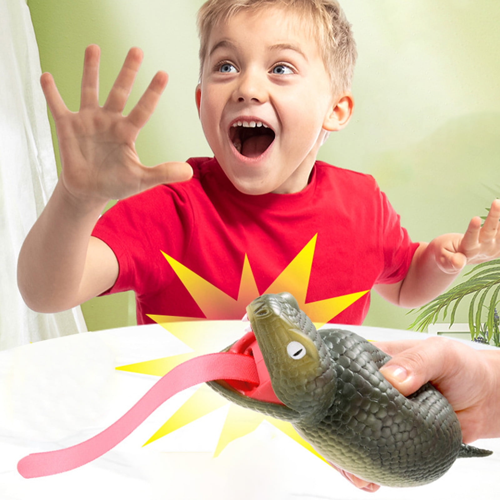 Fat Snake Squeeze Toy, Realistic Rubber Snake Fake Snakes Toy with ...