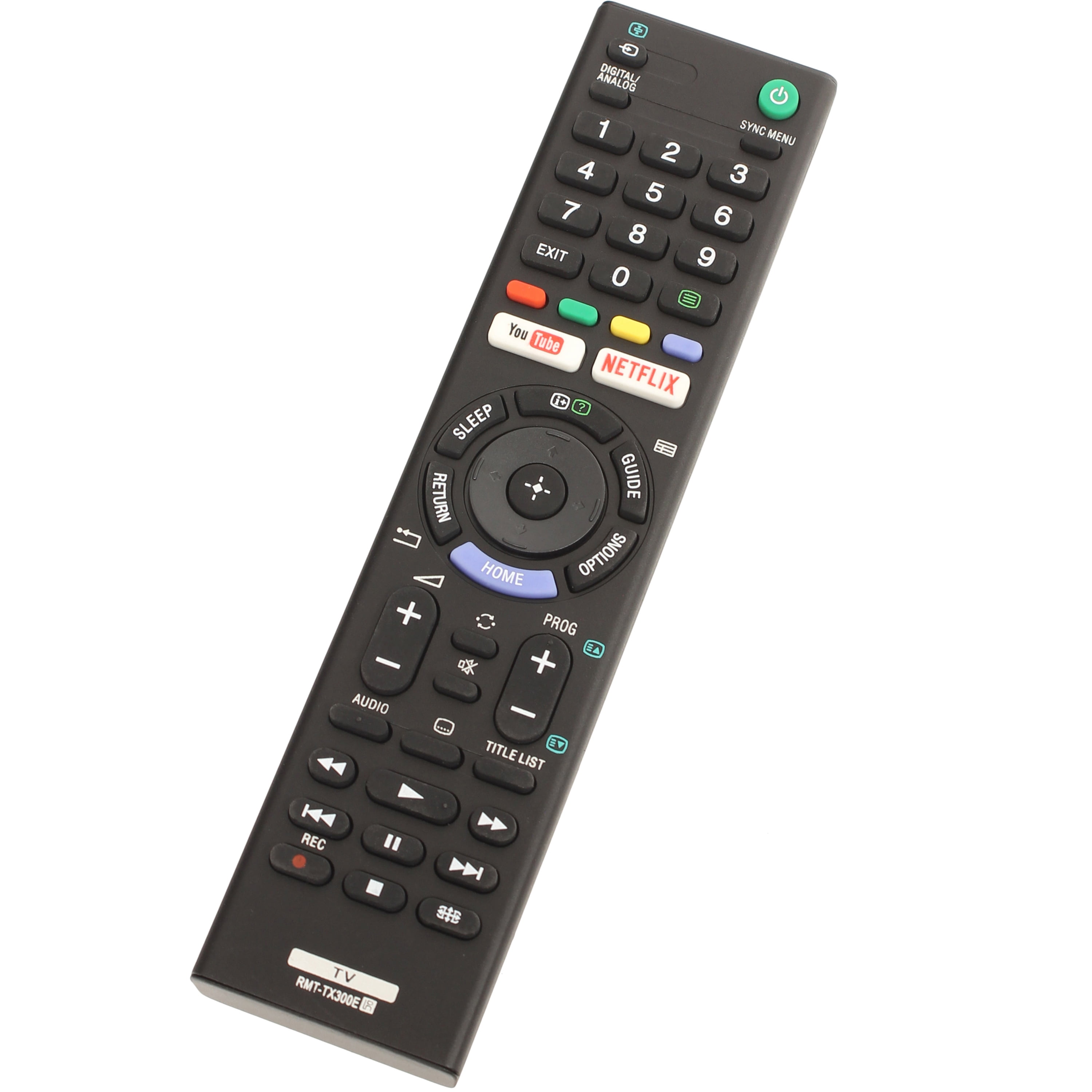 Generic Sony RMT-TX300E Smart TV Remote for KD65X7000E KD49X7000E ...