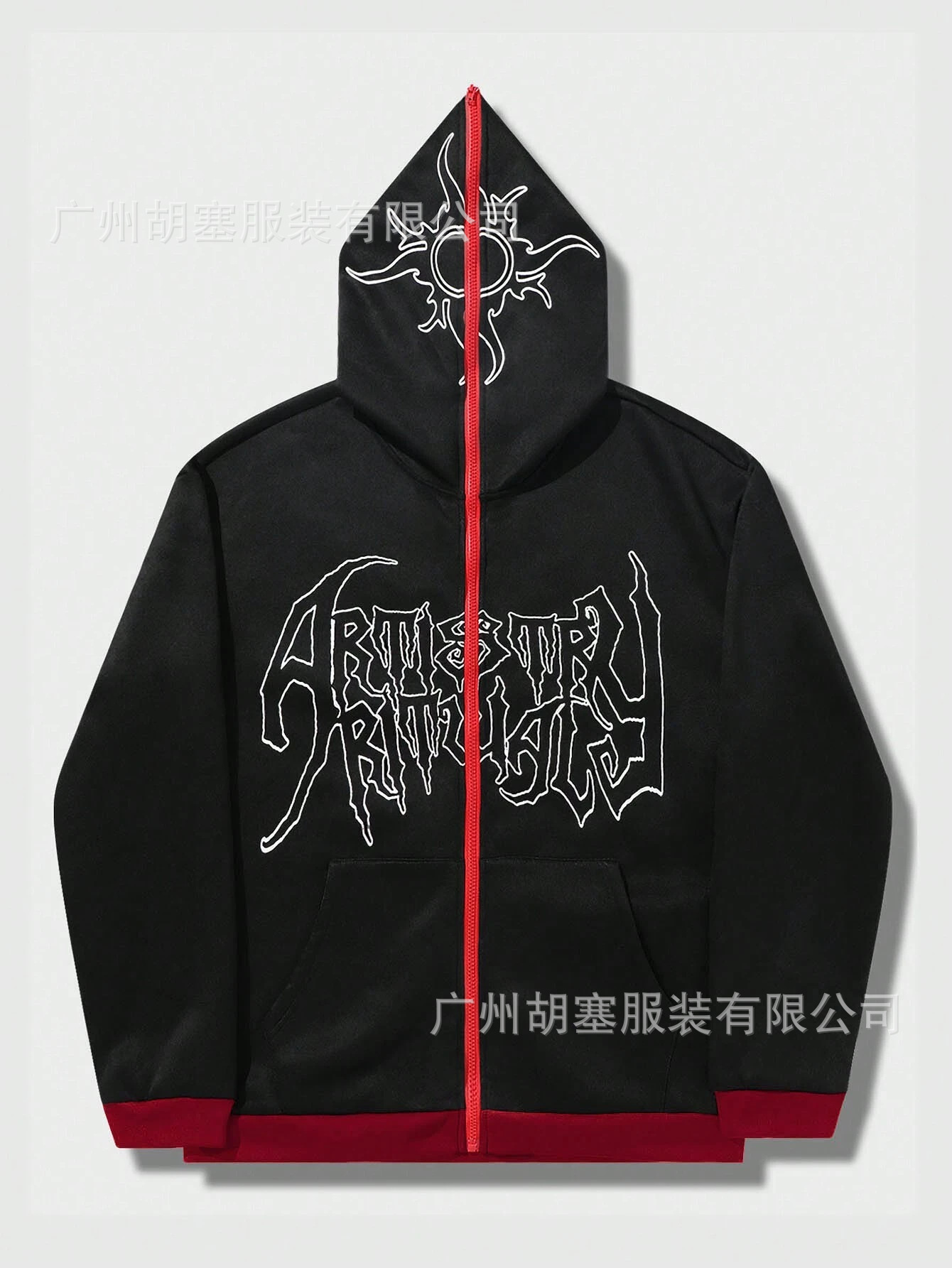 Generic-Sp-5der BA-PE 2024 New Shark Head 3D Digital Printing Hooded ...