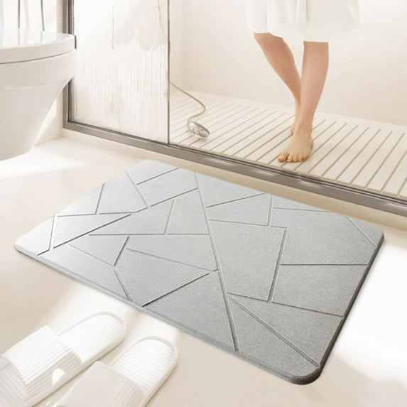 Generic Stone Bath Mat Diatomaceous Shower Mat Super Absorbent ...