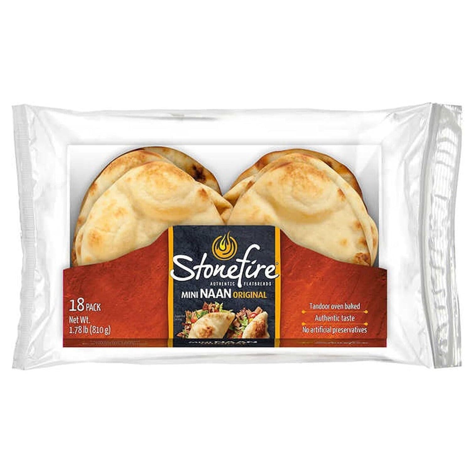 Generic Stonefire Mini Naan ~ Original ~ Fresh Authentic Flatbreads ...