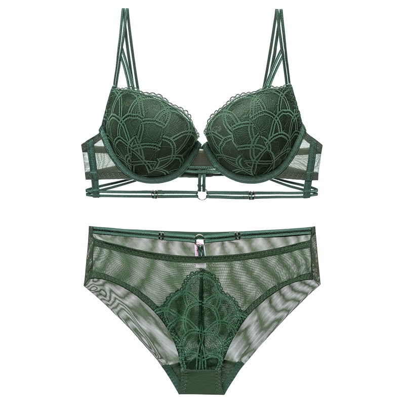 Generic Summer French Bra Bra Suit Lace Top Thin Bottom Thick Sexy Push ...