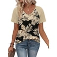 Generic Summer Tops Short Sleeve Boho Shirts Raglan Spring Outfits ...