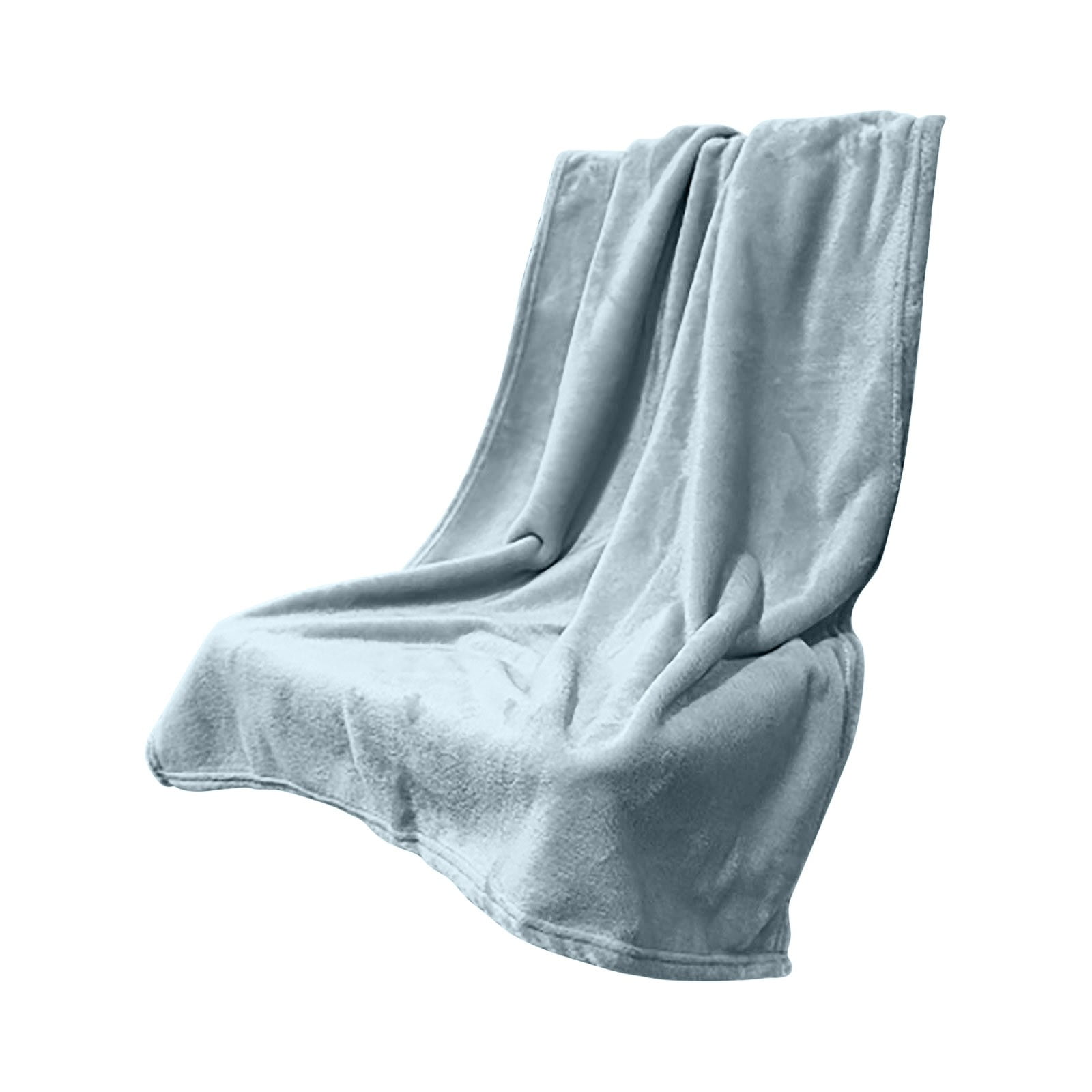 Generic Super Soft Warm Solid Warm Blanket Lightweight Fleece Throw ...