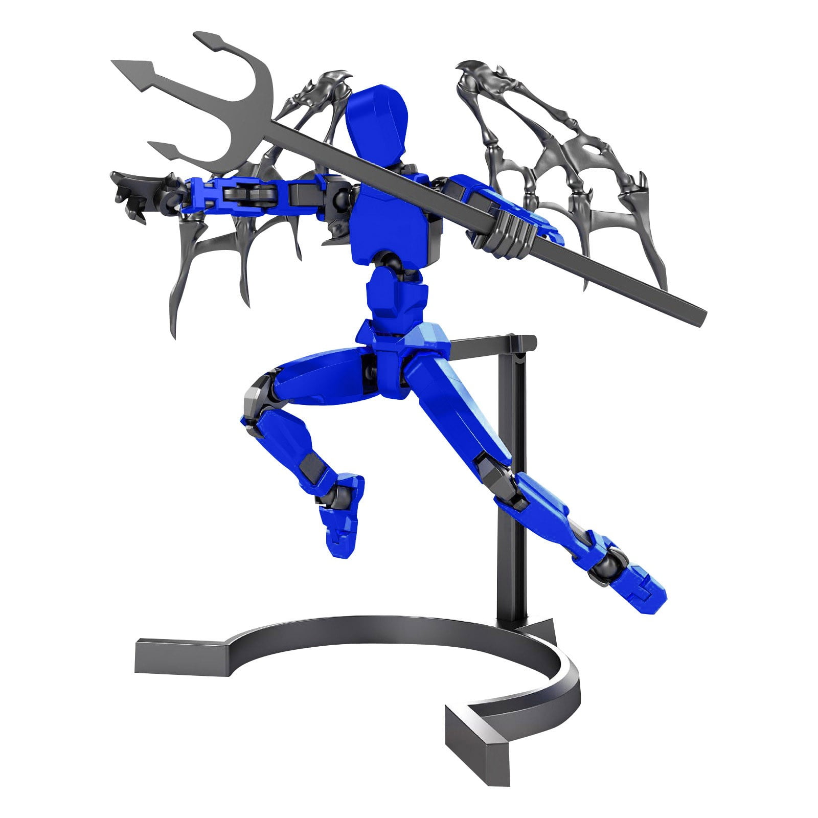 Generic T13 Action Figure with Wings and Stand, 3D Printed Lucky 13 ...