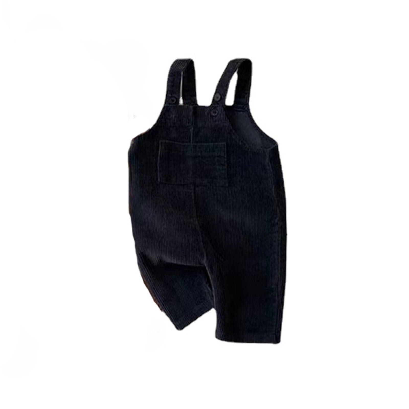 Generic Toddler Baby Boy Girl Soft Corduroy Bib Overalls Cotton Button ...