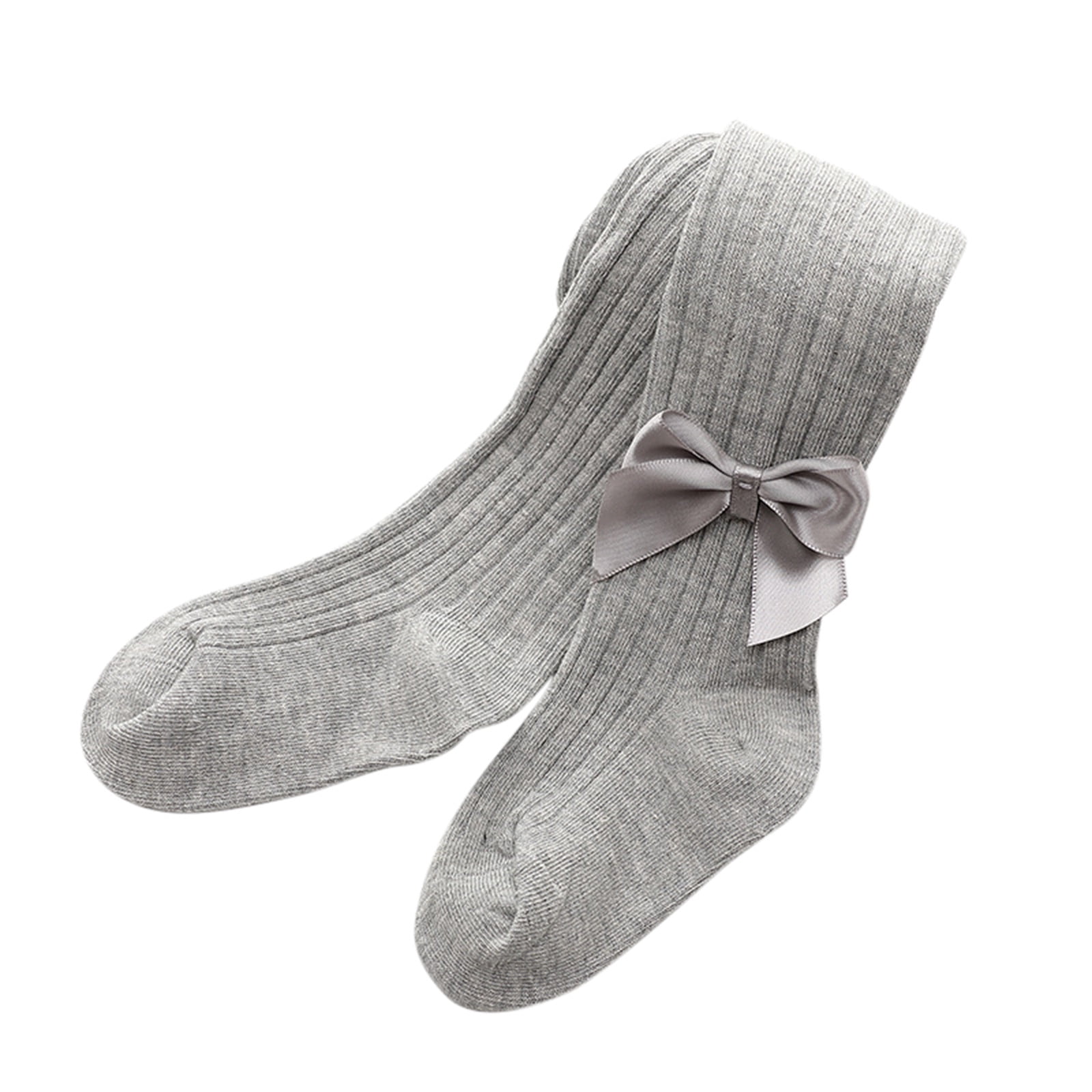 Generic Toddler Baby Kid Girl Bow Stockings Solid Bow Warm Panty Hose ...