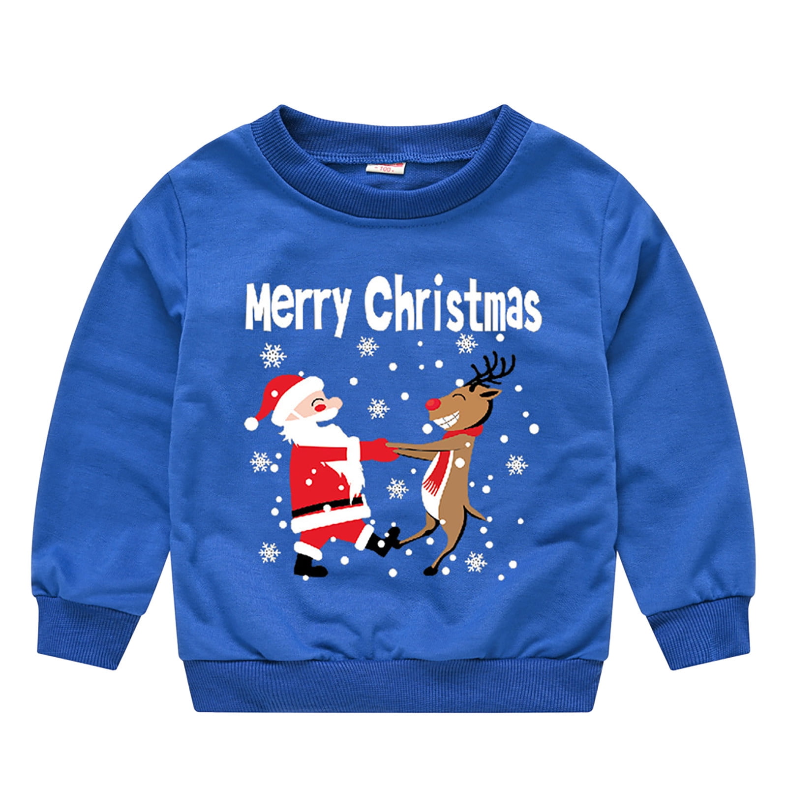Generic Toddler Children Boys Girls Christmas Sweatshirts Crewneck Long ...