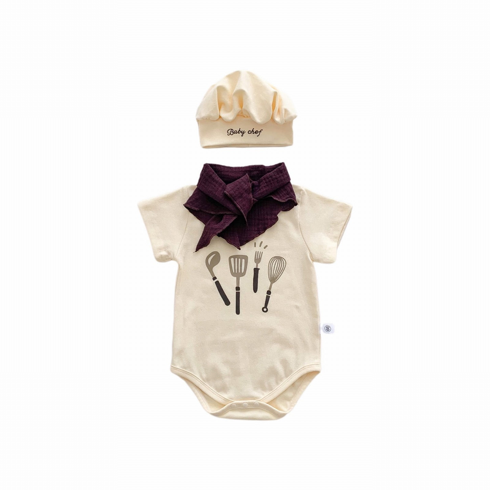 Generic Toddler Girl Clothes Chef Styling Boys Girls Cute Chef Crawling ...
