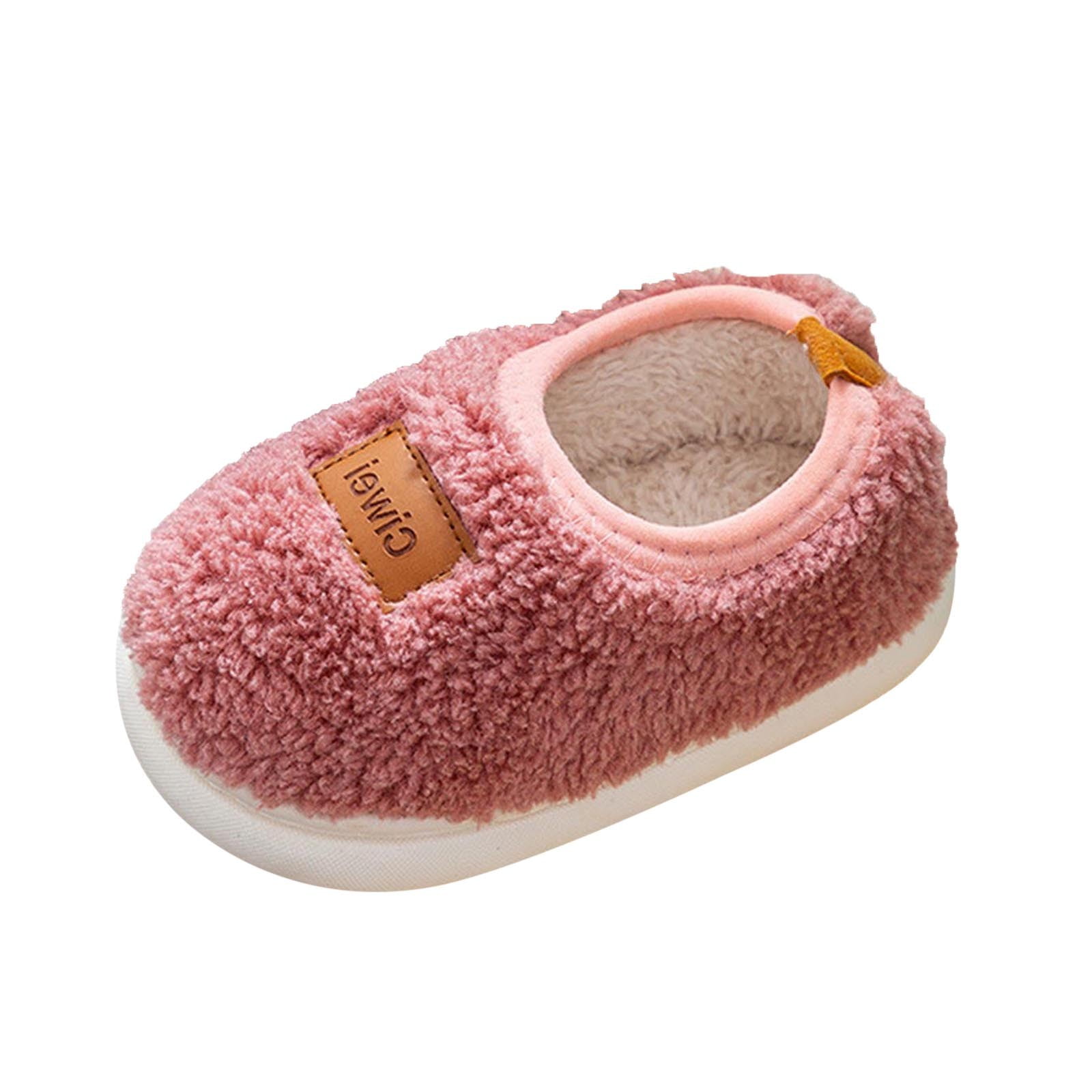 Generic Toddler House Slippers Kids Slippers Girls Boys Slippers Cotton ...