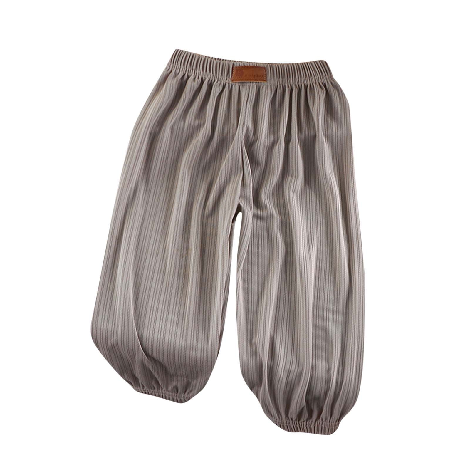 Generic Toddler Kids' Casual Trousers Quick Dry Ice Silk Loose Fit ...