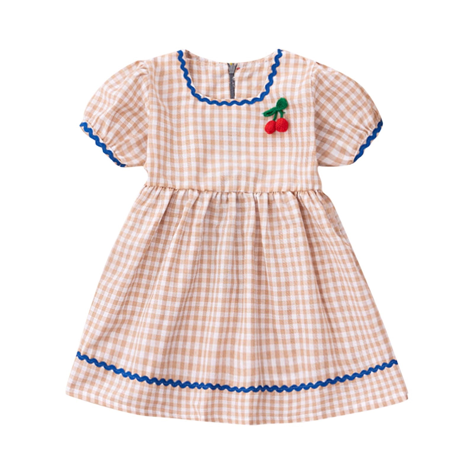 Generic Toddler Little Girls Summer Dress Short Sleeve Party Dress ...