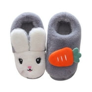 Kids Easter Peeps Plush Bunny Blue Slippers (One Size Fits Most ...