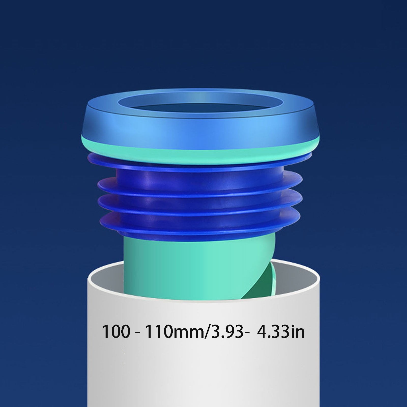 Generic Toilet Wax Rings with Prevent Backflow Valve, Thick Wax Bowl ...