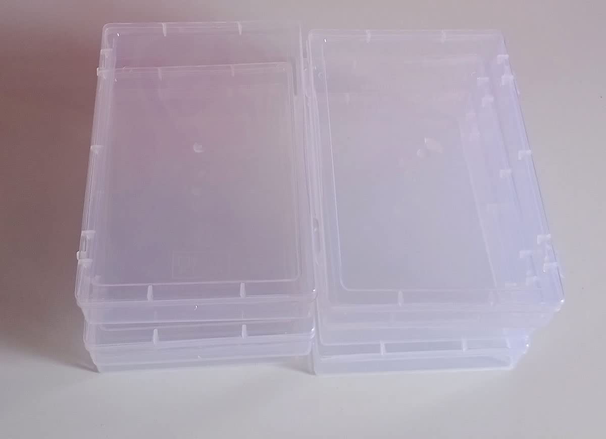 Generic Transparent Commercial Storage Box 24 x 14 x 35 cm 4 pcs ...