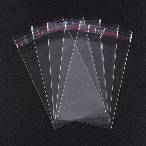 Generic Transparent Gift Bags: 200 Pcs 4.72x3.15 Inch Clear Resealable ...