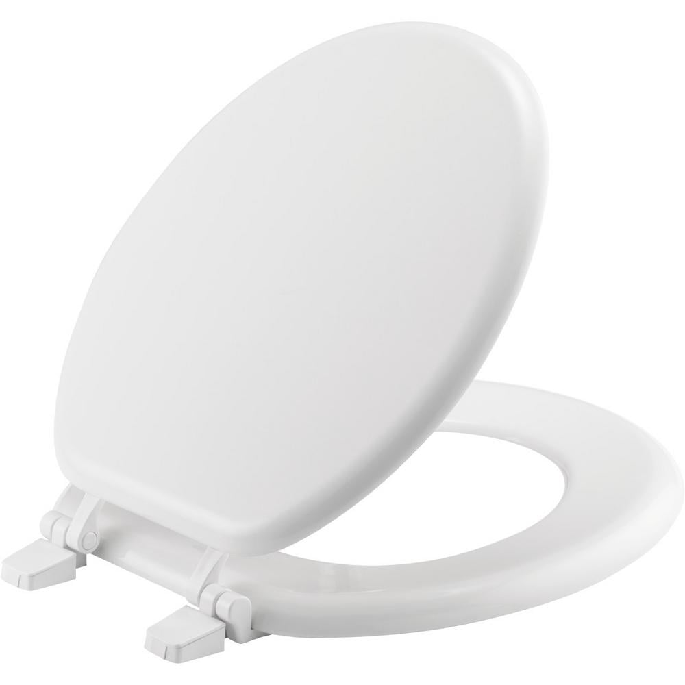 Generic Unbranded 202034 000 Round Closed Front Toilet Seat in White ...