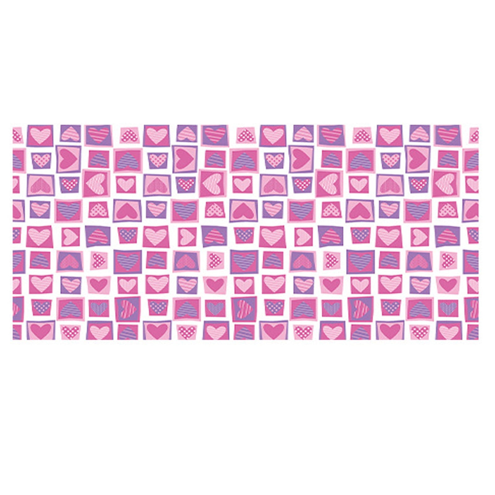 Valentine's Day Table Cloth, Rectangle Love Heart Tablecloth, Polyester ...