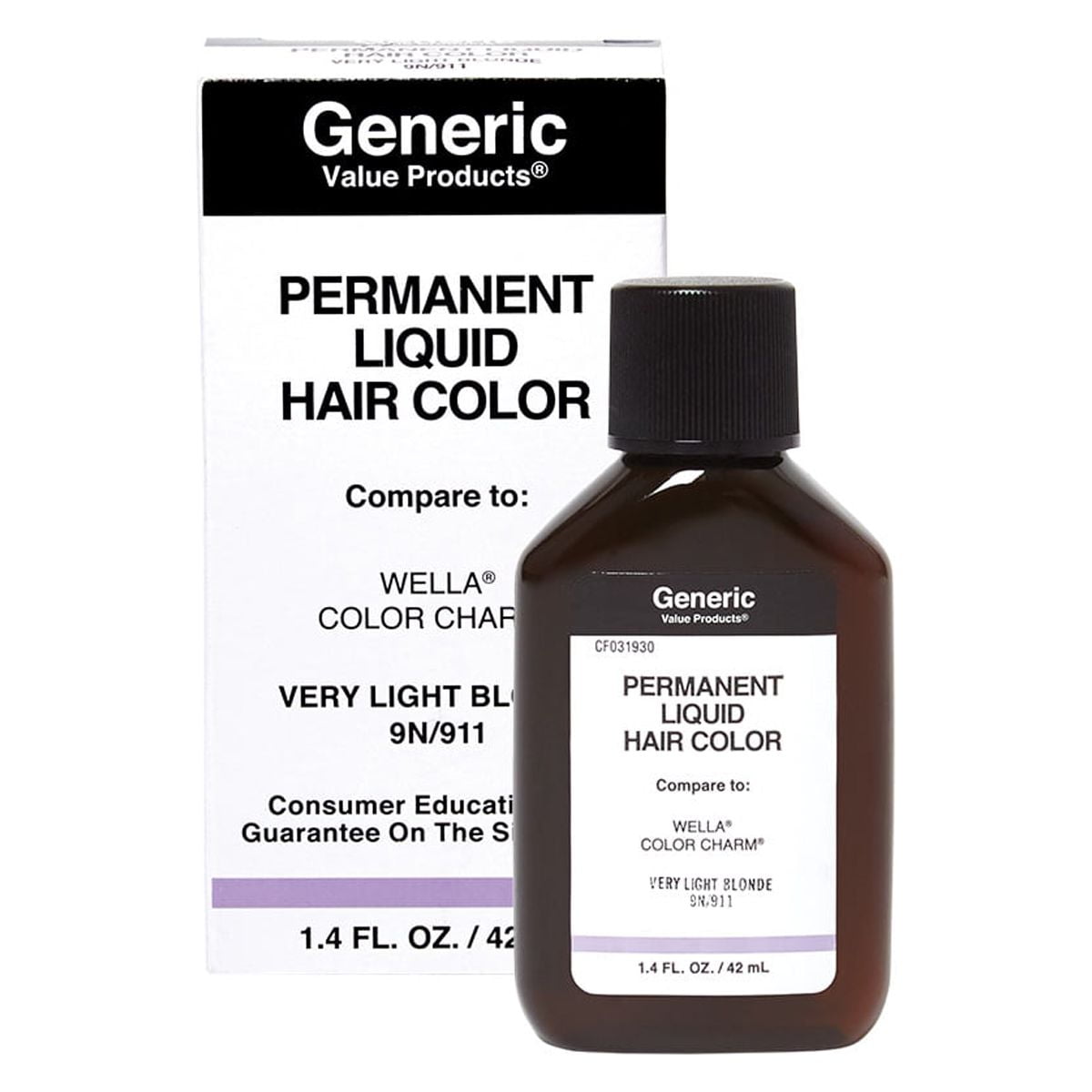 Generic Value Products 911 Very Light Blonde Permanent Liquid Hair ...