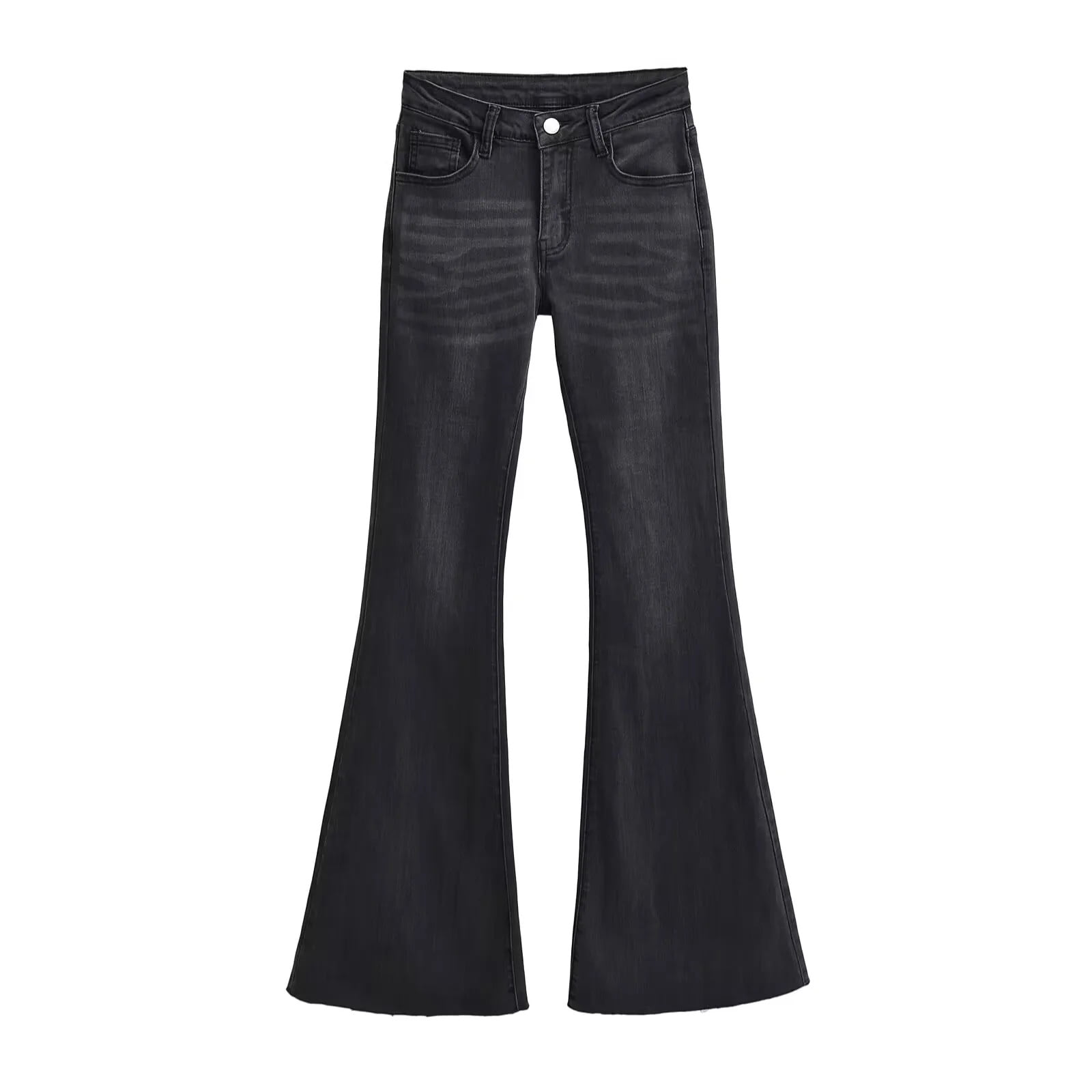Generic Version Super Good Denim Bell-Bottom Pants Female 2025 Summer ...