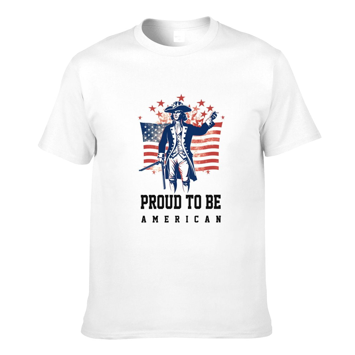Generic Vintage T-Shirts Proud to be American Gildan Men's Short Sleeve ...