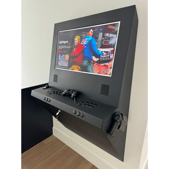 Generic Wall Mounted Arcade - Gaming PC (Fine Texture Black) - Walmart.com