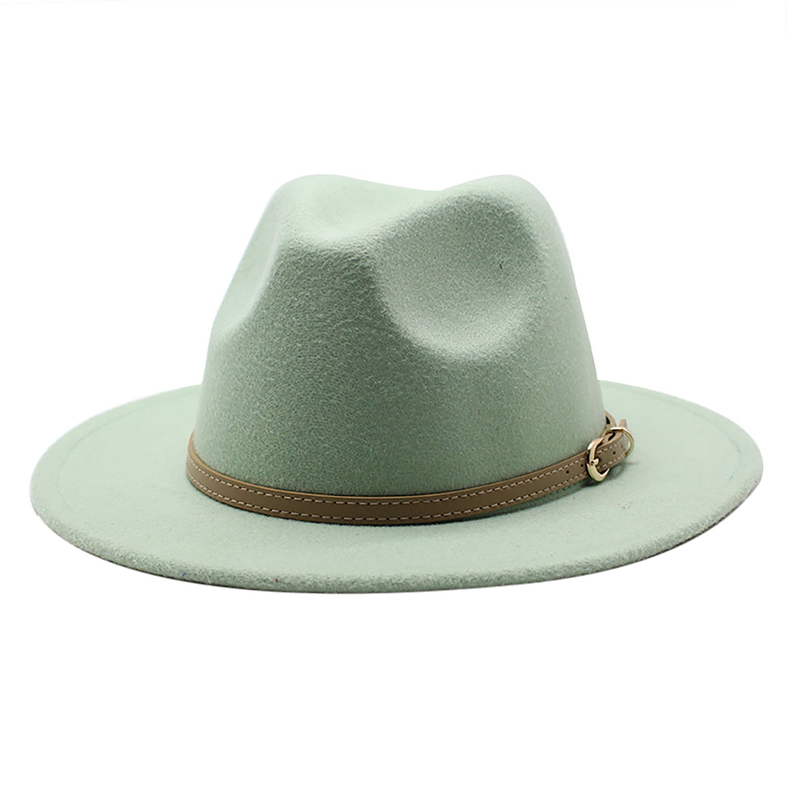 Generic Western Cowboy Hat For Women Classic Roll Up Buckle Belt Women ...