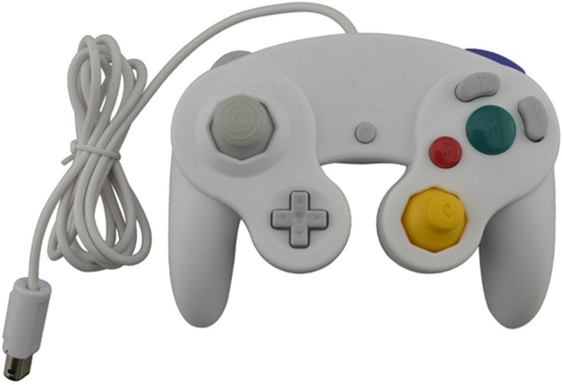 Generic Wired Controller With One Button for GameCube White - Walmart.com