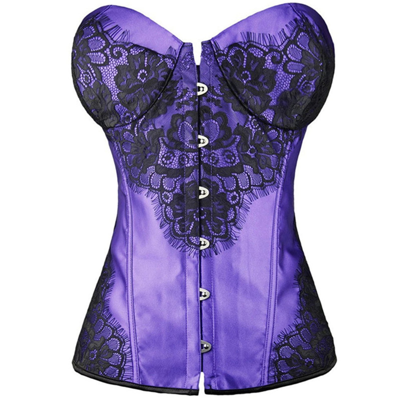Generic Women Corset Sexy Floral Bustier Top Steampunk Gothic Clothes ...