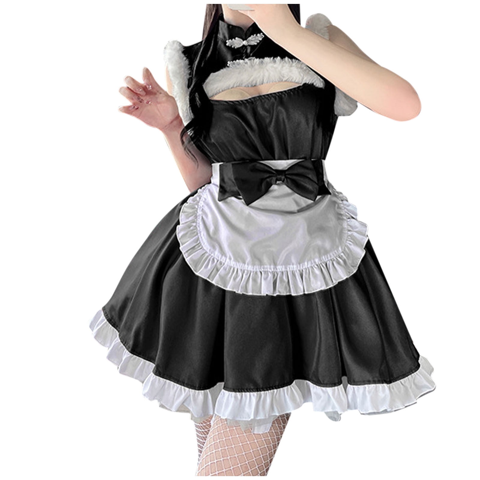 Generic Women Lovely Maid Cosplay Costume Outfit Dress Clothes Dress ...