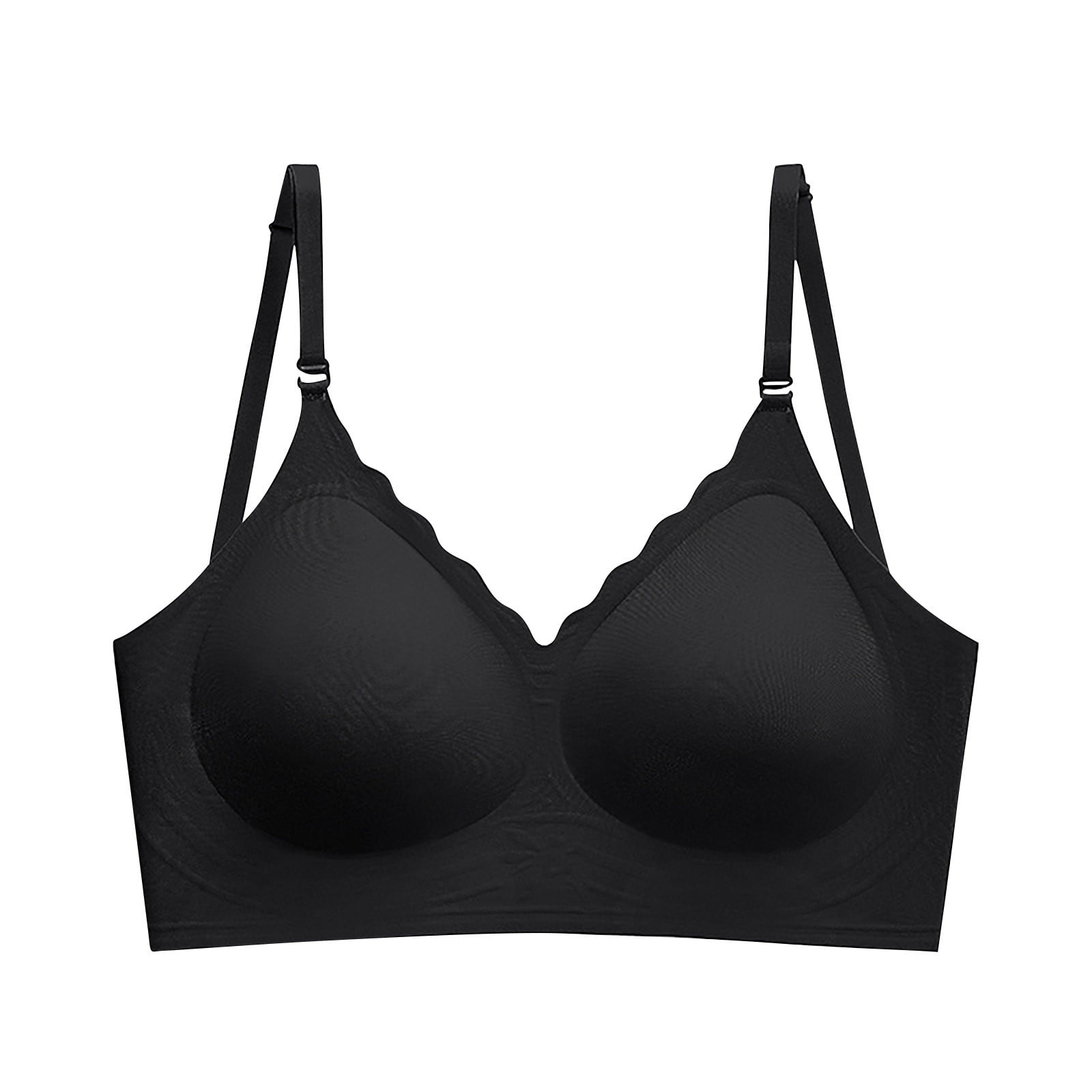Generic Women No Underwire Scalloped Seamless Bras with Support and ...