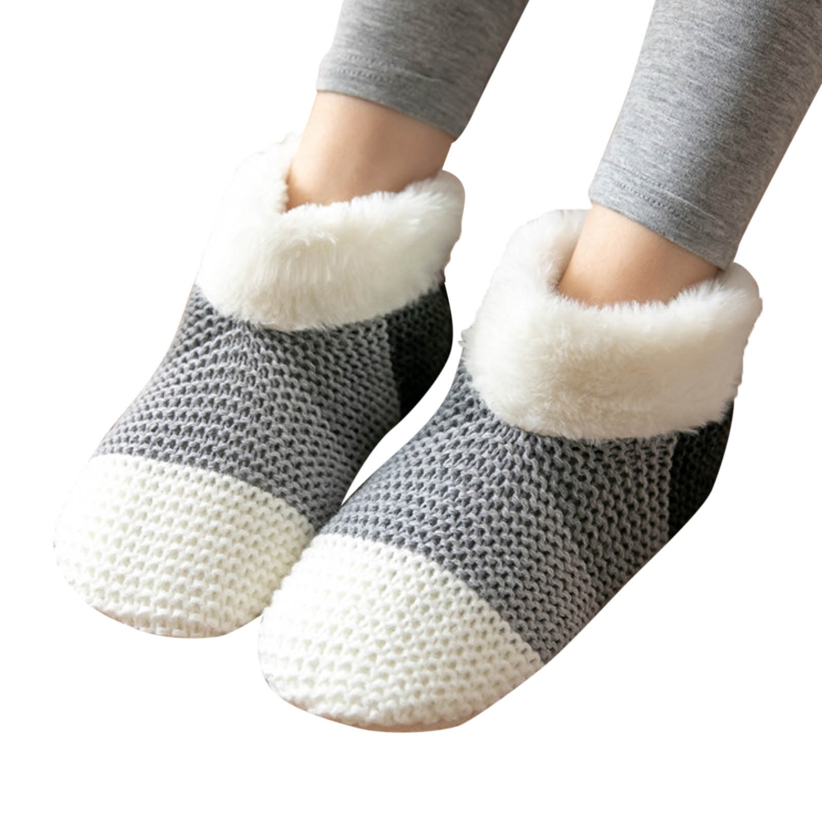 Generic Women'S Coral Sleep Socks With Fleece Lining Winter Women Socks ...