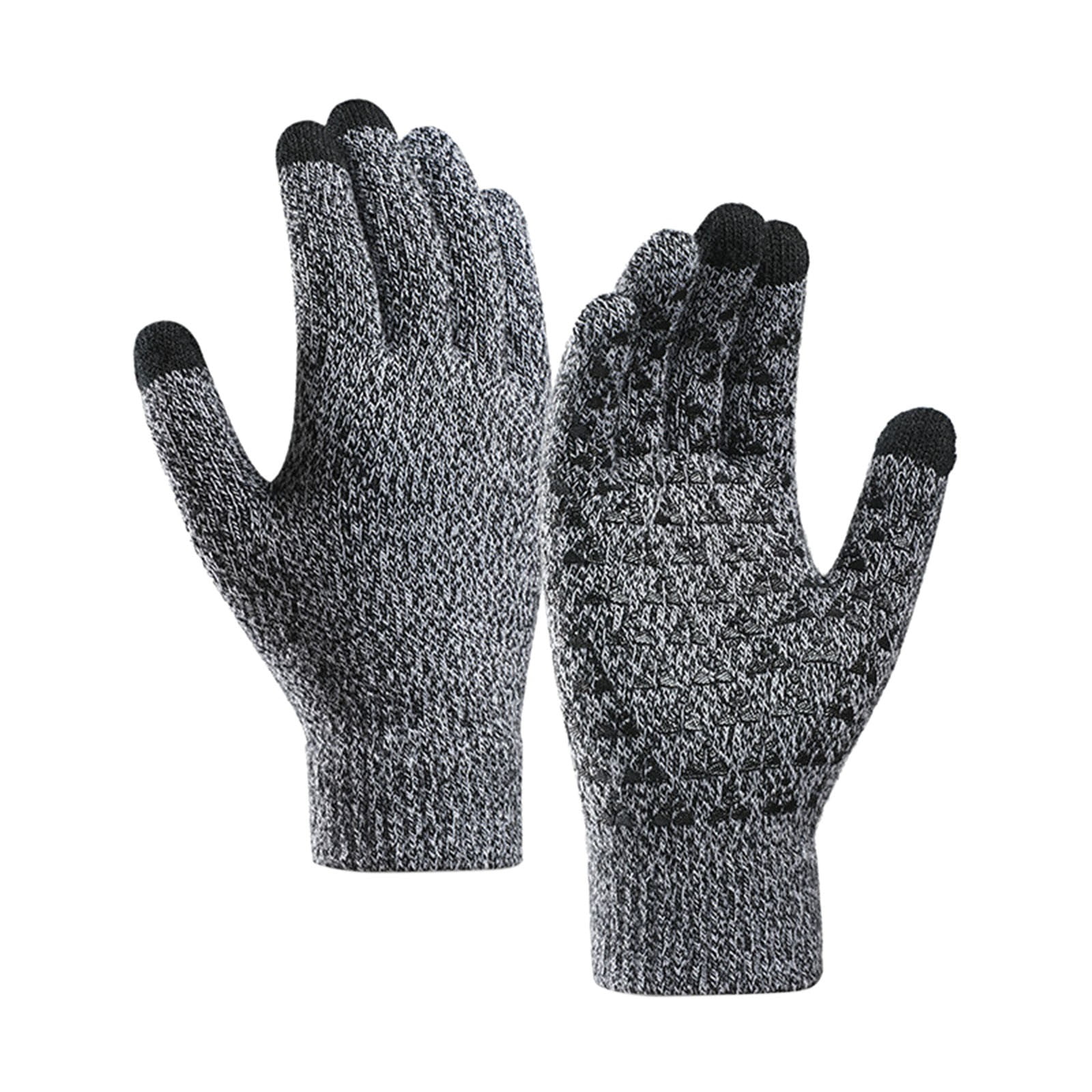 Generic Women'S Touchscreen Winter Gloves Cozy Cable Knit Gloves For Men'S And Women'S Winter ...