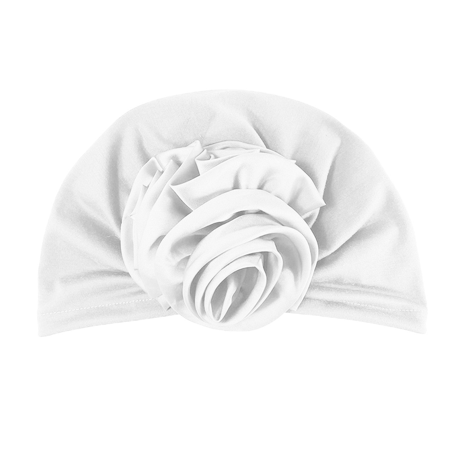 Generic Women Turban Flower Caps Elastic Beanie Headscarf Vintage ...