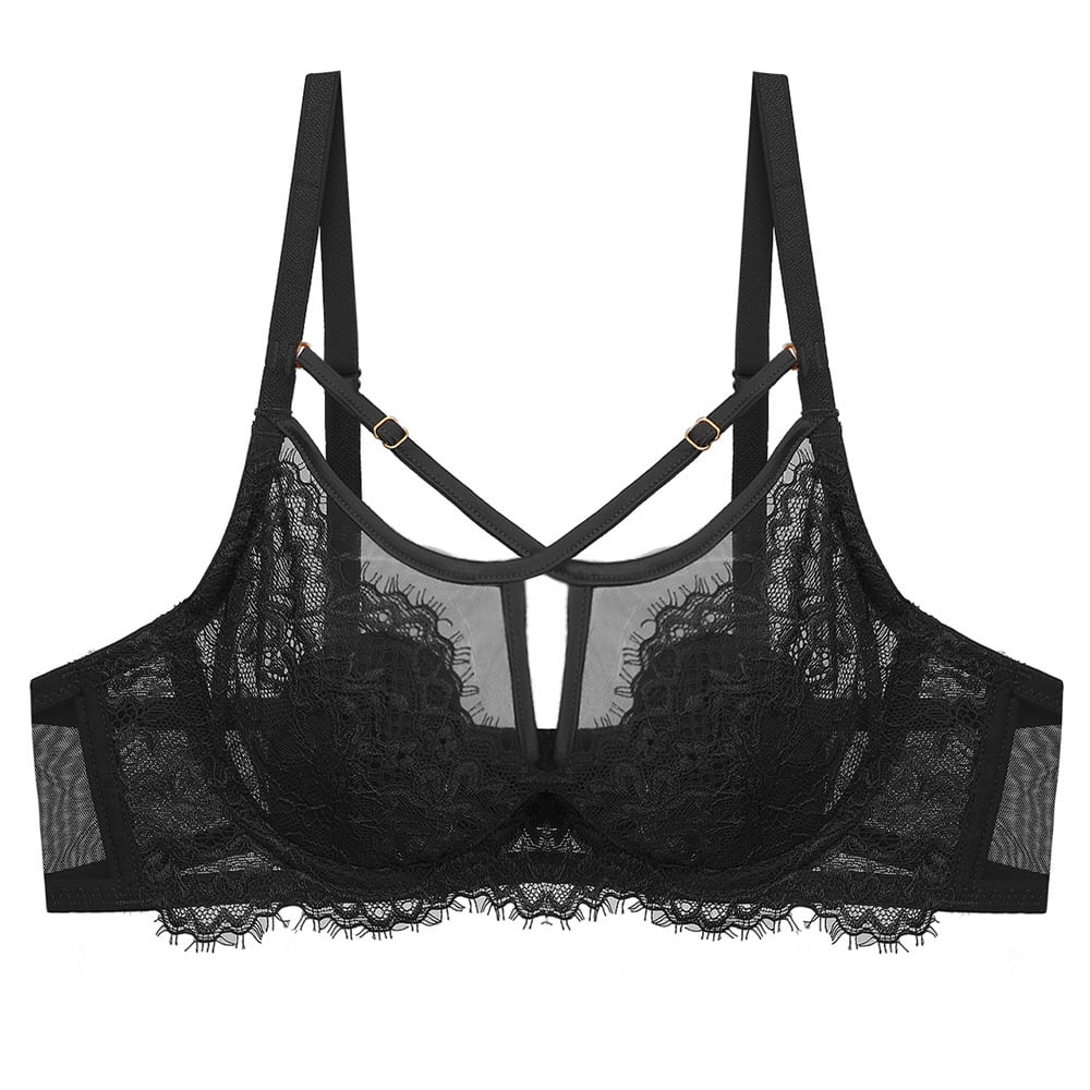 Generic Women's French Bra Lace Rabbit Ears Underwear Suit Summer Thin ...