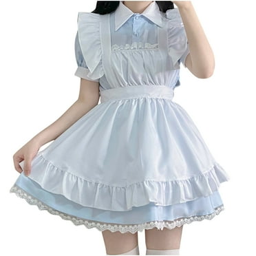 Generic Maid Outfit Anime French Maid Apron Classic Lolita Fancy Dress ...
