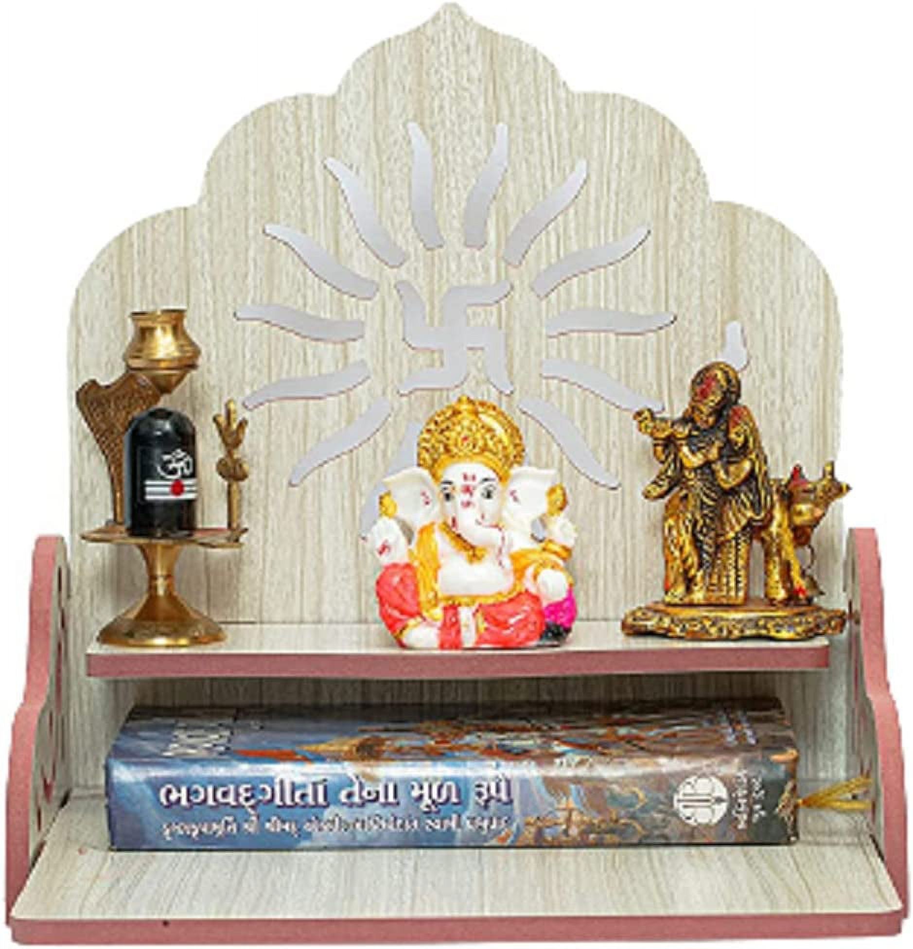 Generic Wooden Temple Mandir Pooja Ghar Home Decor Handcrafted Plywood ...